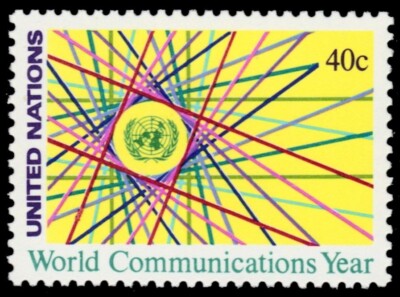 UNITED NATIONS 393 - World Communications Year (pb75529) | eBay