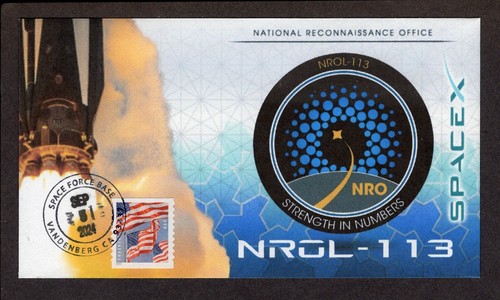 SpaceX launches NROL-113 NRO Mission - spacestamps1 | eBay