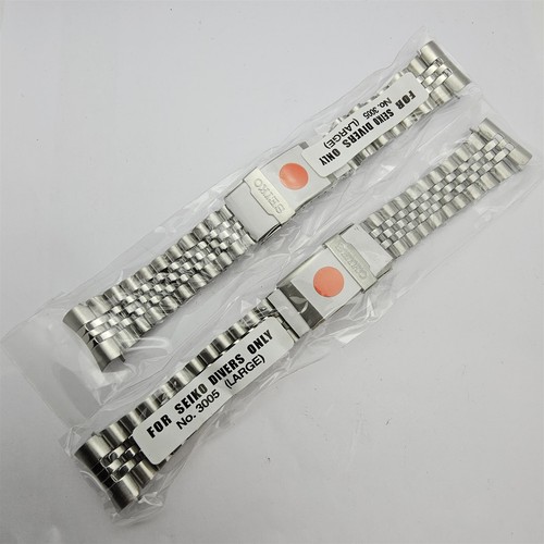 LOT OF 2 FOR SEIKO JUBILEE SS BRACELET 22mm 6309 7002 SKX007 WATCH ...