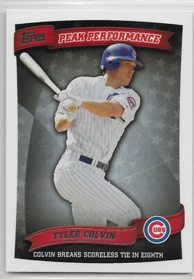2010 Topps Update Peak Performance #PP-120 Tyler Colvin Chicago Cubs | eBay