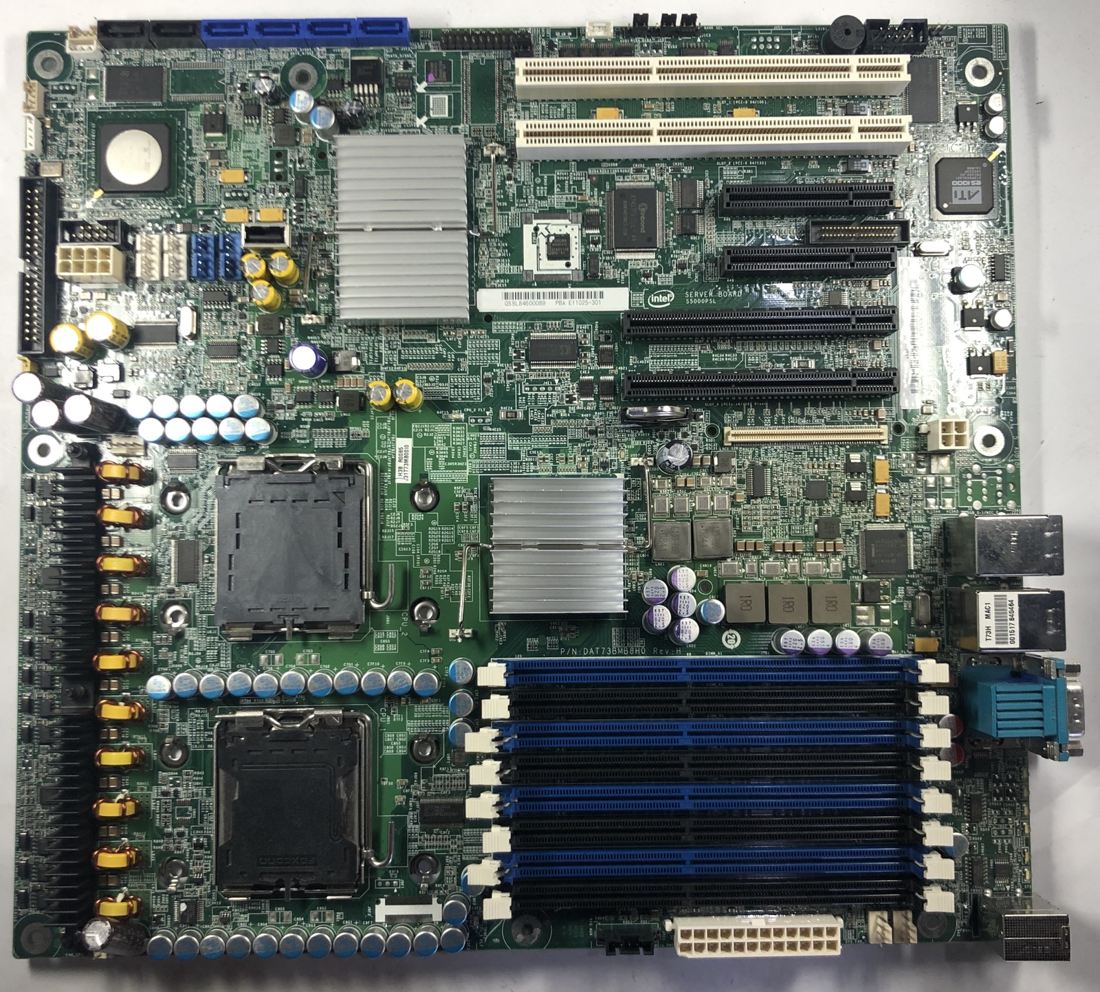 Intel S5000PSL Dual Socket Server Motherboard- E11025-301 | eBay