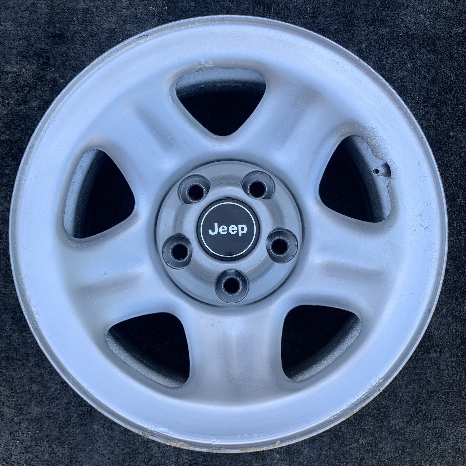 17" Jeep Cherokee Wrangler Factory OEM Steel Wheel Rim 15x7 1993-2006 ...