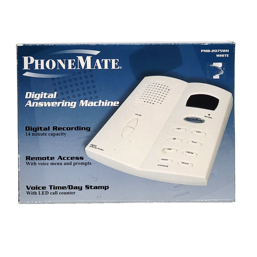 Phone Mate 7300 Digital Telephone Answering Machine Brand New In Box ...