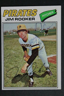 Jim Rooker Pittsburgh Pirates Autographed 1977 Topps #82 Signed Card | eBay