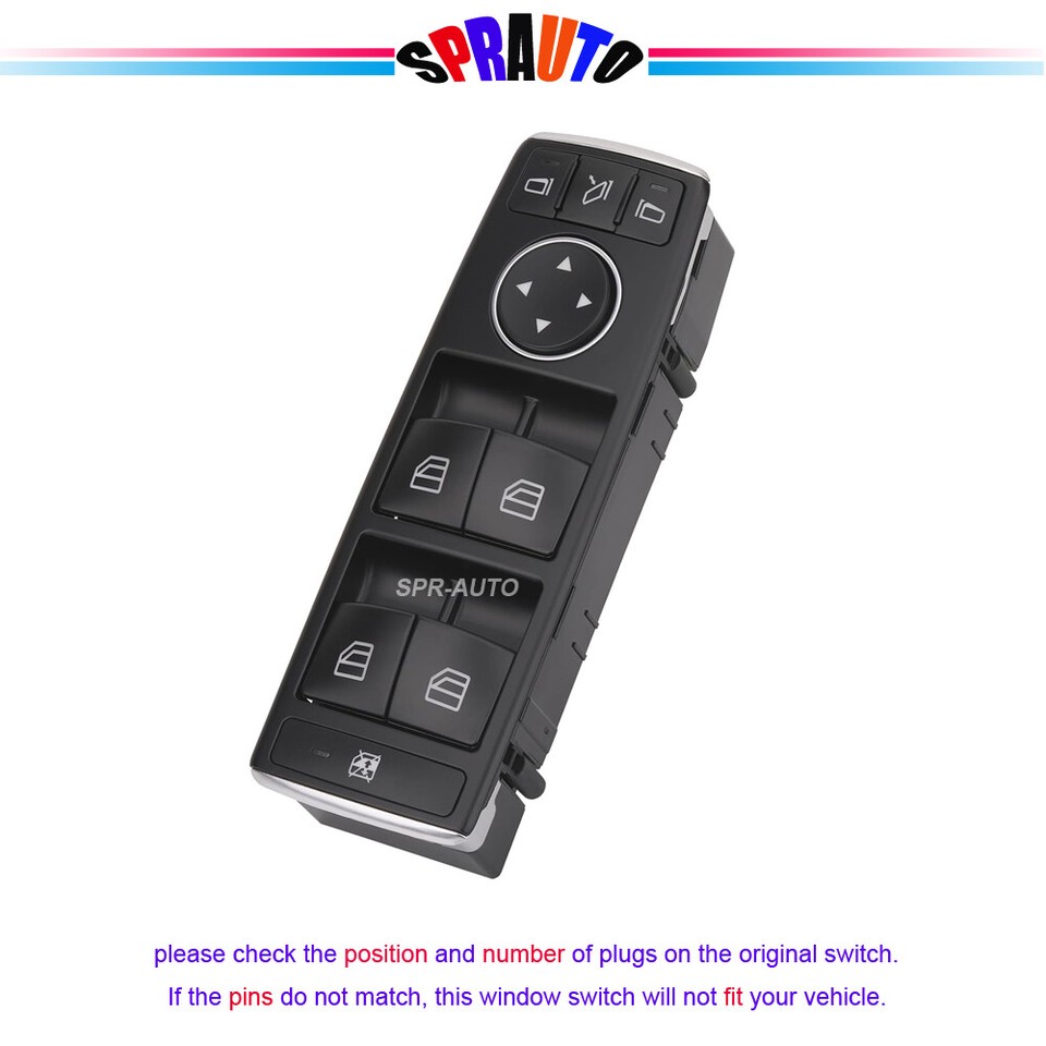 Front Left Driver Side Master Window Switch For Benz W204 W212 X204 ...