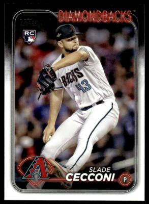 2024 Topps 649 Slade Cecconi Arizona Diamondbacks RC Baseball Card | eBay