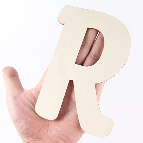 6 inch Wooden Letters 26Pcs Wooden Alphabet Letter for Crafts ...