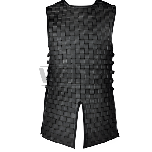 Leather Armor Breastplate Scale Medieval Woven Viking Black Armor SCA ...