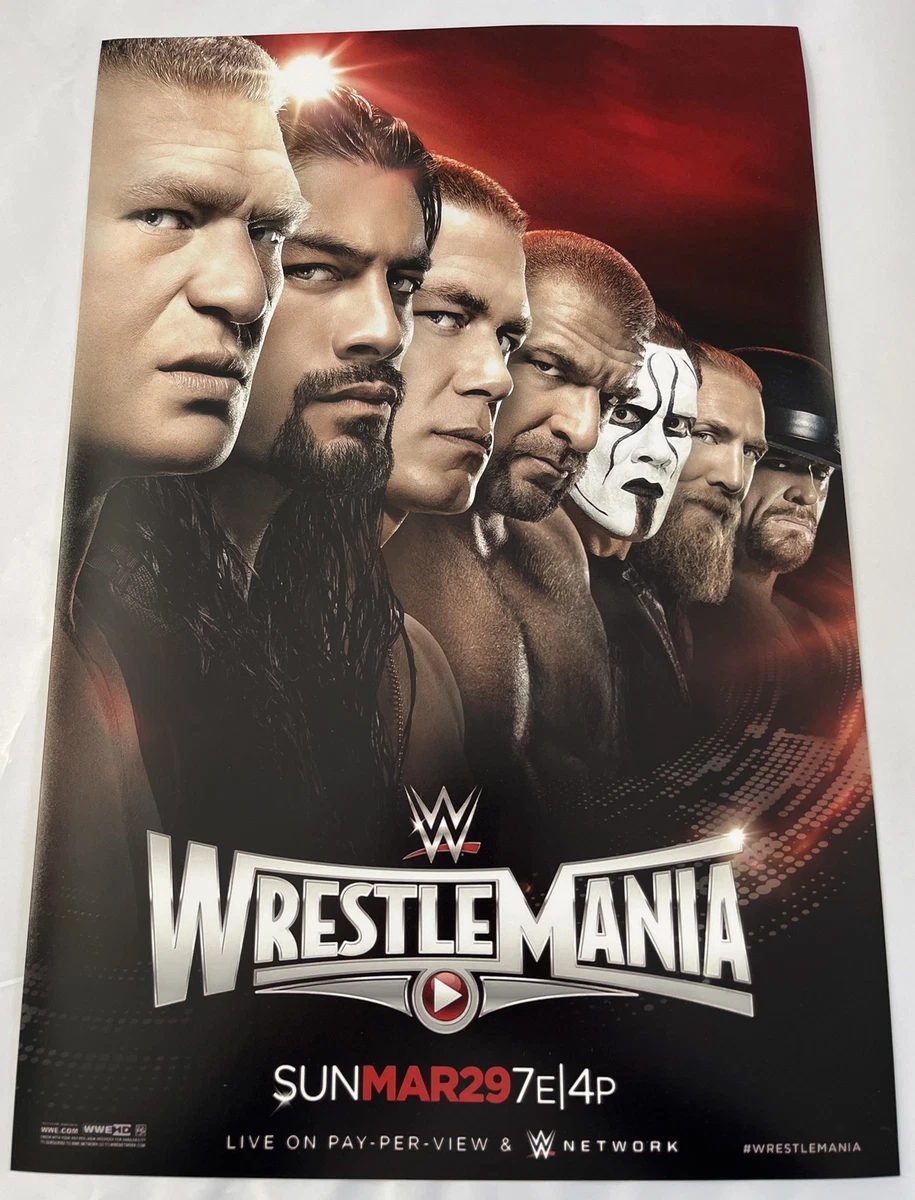 Wrestlemania 31 Poster Sting