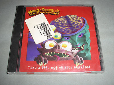 Monster Commands The Key to Killer Productivity PC Computer CD Game OOP ...