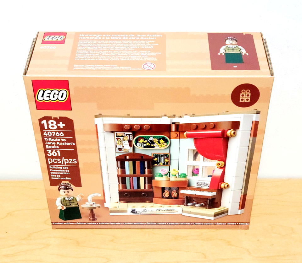 LEGO 40766 Tribute to Jane Austen’s Books Limited Edition GWP Exclusive ...