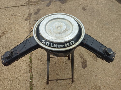 1982 MUSTANG GT 5.0L HO AIR CLEANER DUAL SNORKLE 302 CAPRI | eBay