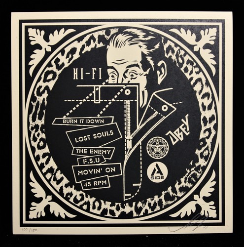 SHEPARD FAIREY Dance Floor Riot Screenprint ed/150 Signed 2011 obey ...