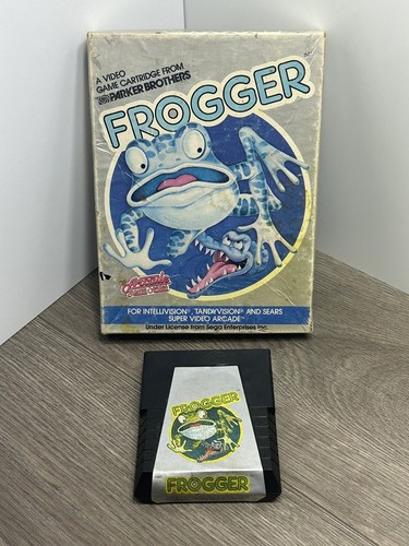 Frogger Intellivision Tandyvision Sears Video Game in Box & Manual CIB ...