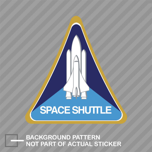 Space Shuttle Program Sticker Decal Vinyl seal mission patch space ...
