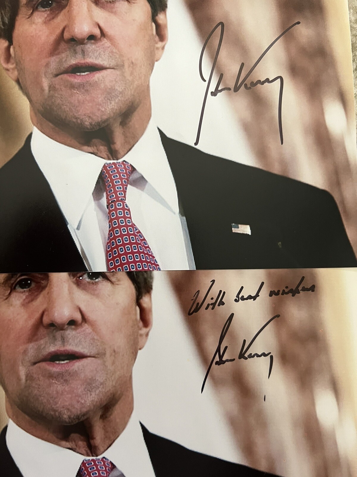 JOHN KERRY SIGNED 8X10 PHOTO SECRETARY OF STATE DEMOCRAT Autograph USA ...