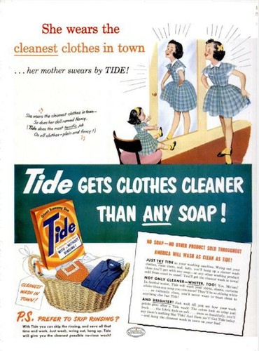 1951 Tide PRINT AD Detergent Soap | eBay