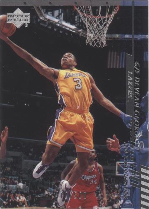 2000-01 Upper Deck - Devean George #84 Silver UD Exclusives /500 for ...