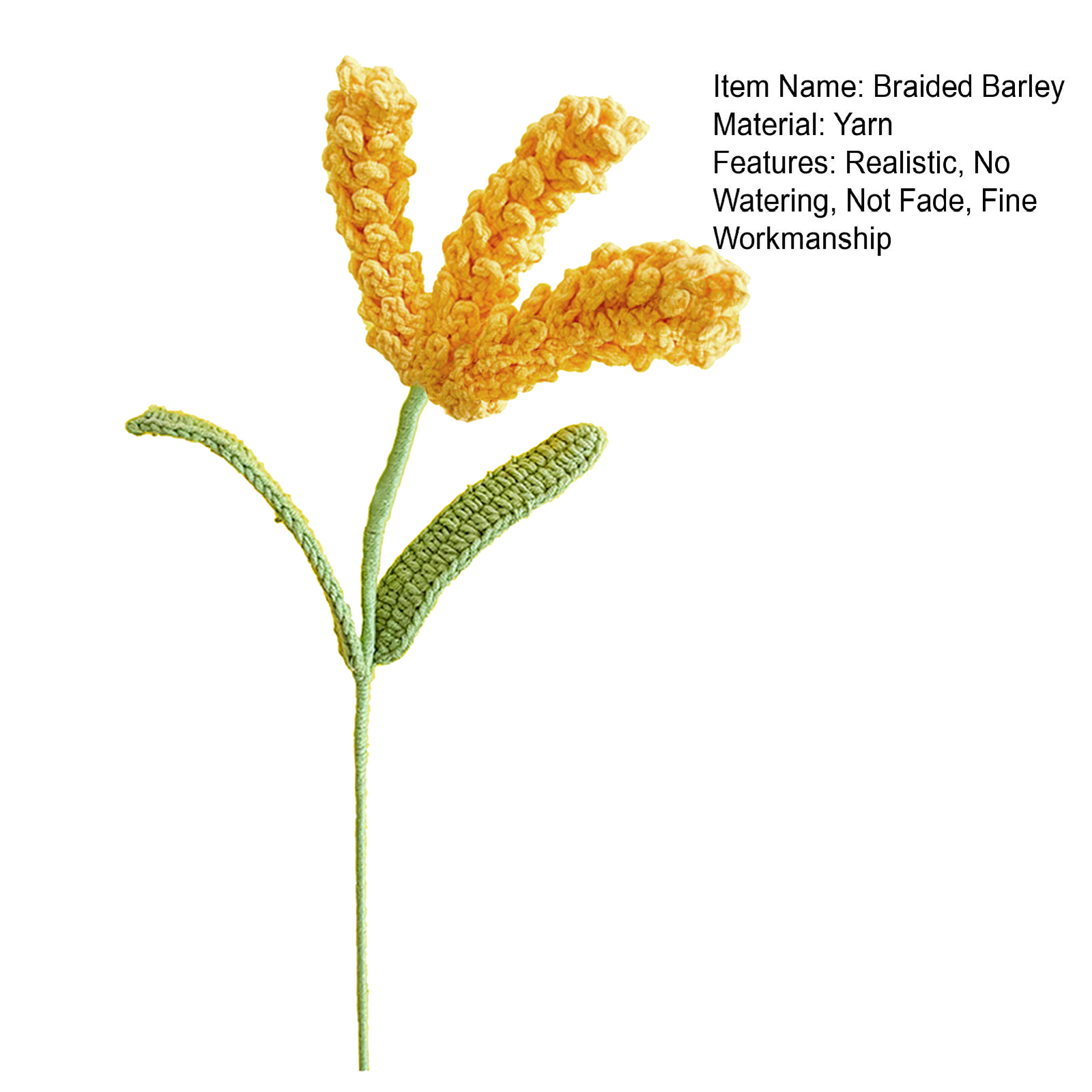 Artificial Barley Non-fade Decorative Handwoven Barley Scene Layout Not ...