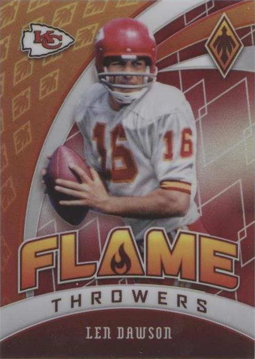 2020 Panini Phoenix - Flame Throwers Len Dawson #18 Red /299 for sale ...