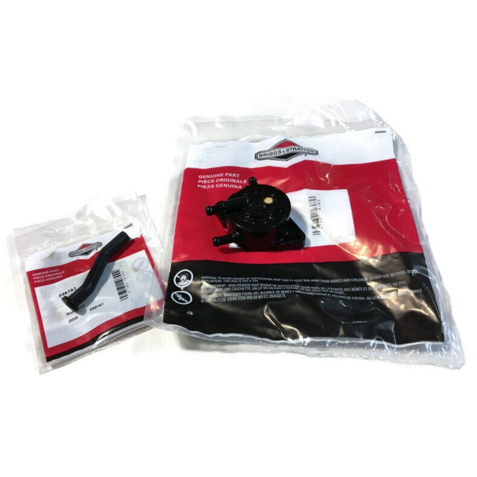 Briggs & Stratton 808656 Fuel Pump with 596163 Pulse Vacuum Line Kit | eBay