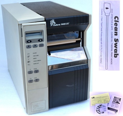 Thermal Printer Zebra 140XIII Plus Barcode Printer Industrial 203 Dpi ...