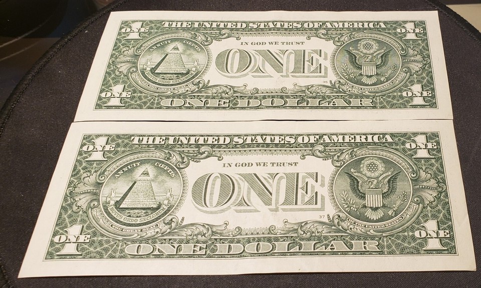 Consecutive Star Notes, Fancy Serial Number, 2013 $1, Crisp Bills | eBay