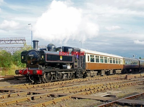 PHOTO GWR 57XX CLASS 0-6-0PT 9600 AT WORK ON THE DEMONSTRATION LINE AT ...