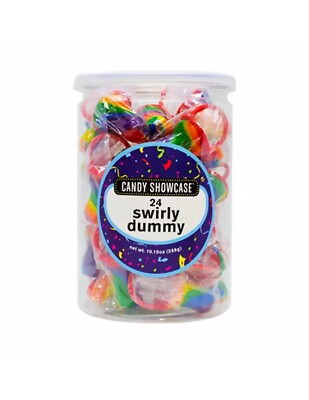 Swirl Mini Dummy Pop Rainbow x 24 | eBay