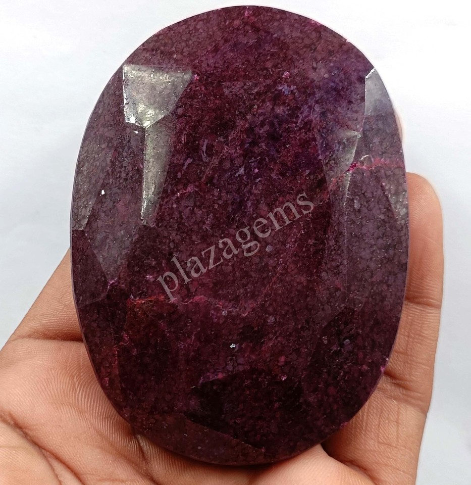 1315.5 CT Oval Shape Natural Red Ruby EGL Certified Opaque Loose Gems ...