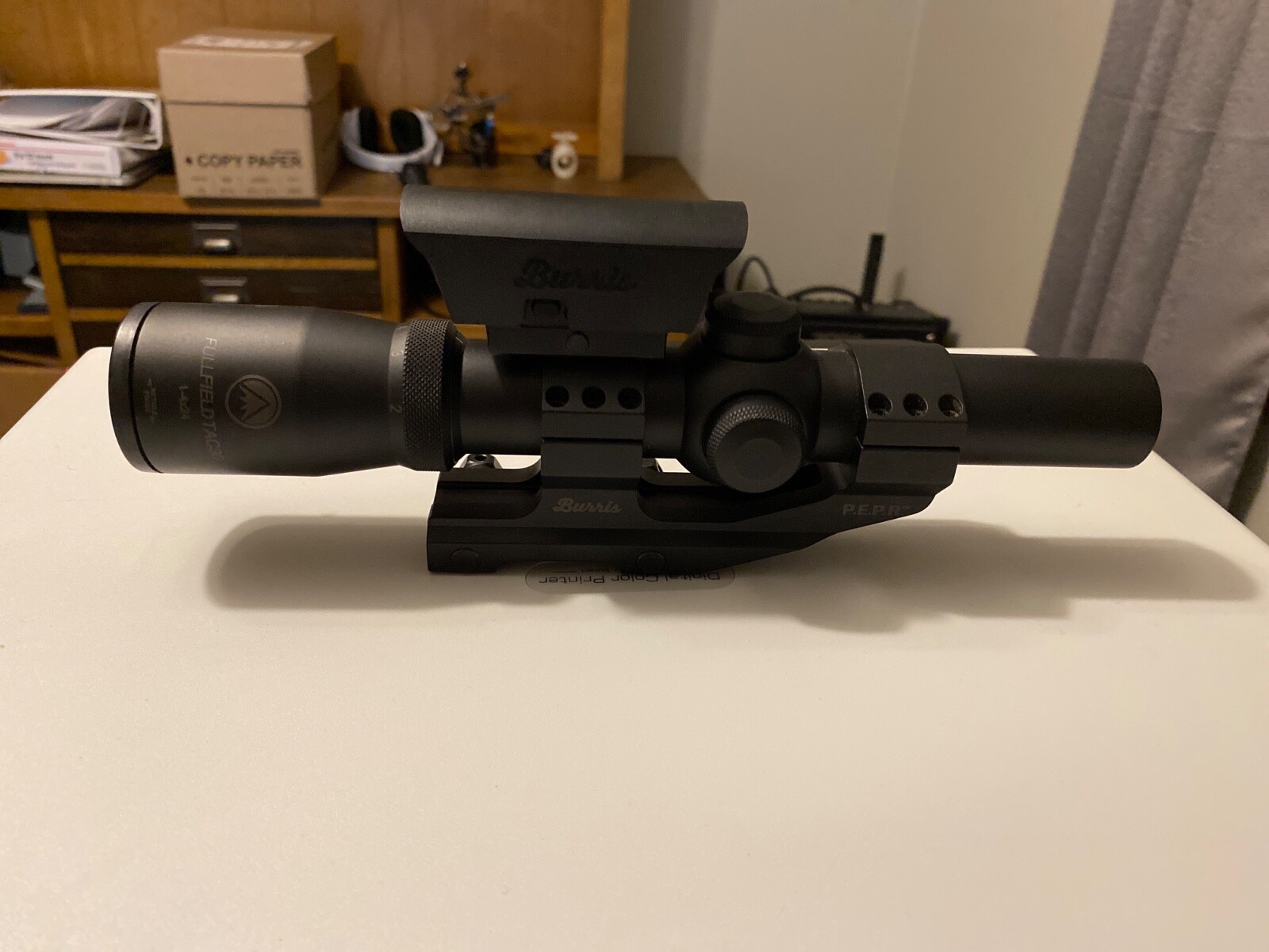 Burris Fullfield TAC30 Illuminated Reticle, Ballistic CQ Rifle Scope ...