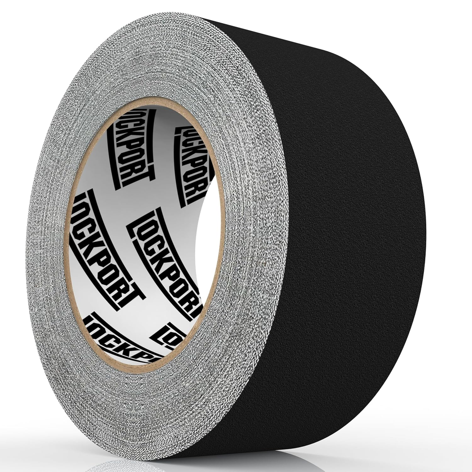 Black Gaffers Tape 2 Inch X 45 Yards - Pro Black Gaff Tape - No Residue ...
