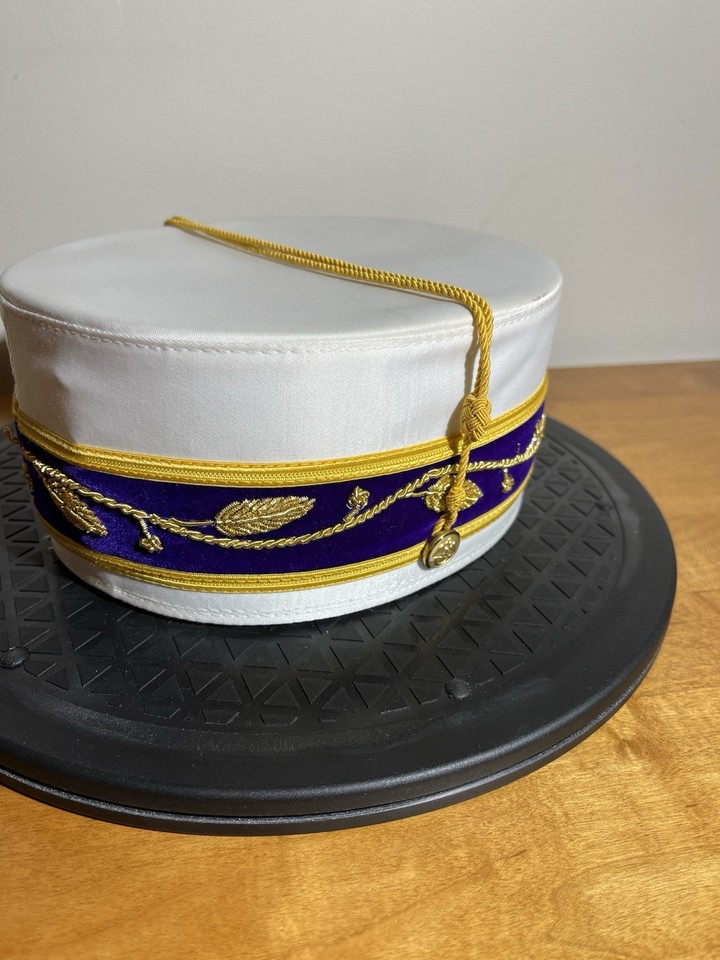 (2) Masonic Scottish Rite Caps, Southern Jurisdiction, 32 Degree & 33 ...