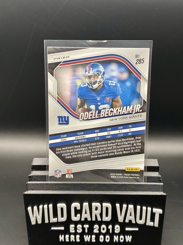 2025 Panini Prizm #285 Odell Beckham Jr. - Lazer | eBay