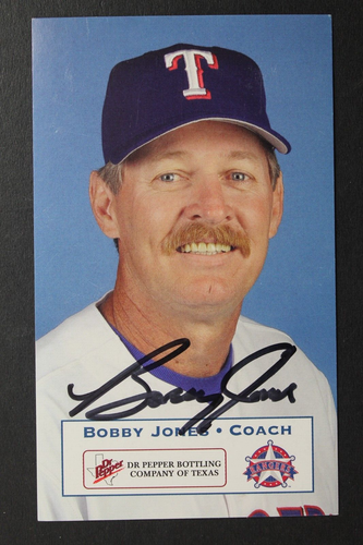 Bobby Jones Autograph Texas Rangers 3x5 2006 Promo Photo Fan Fest ...