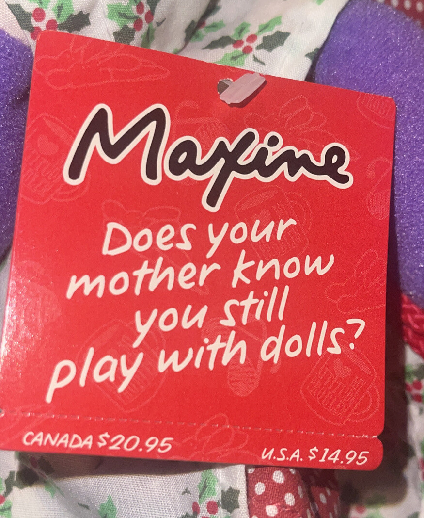 NWT-16” HALLMARK HOLIDAY MAXINE DOLL Does Your Mother Know You Still ...