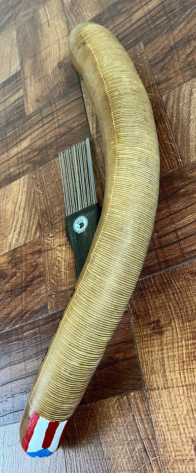 Guiro Artesanal Corte Original 22”. Bandera Puerto Rico Y Puyero “La ...