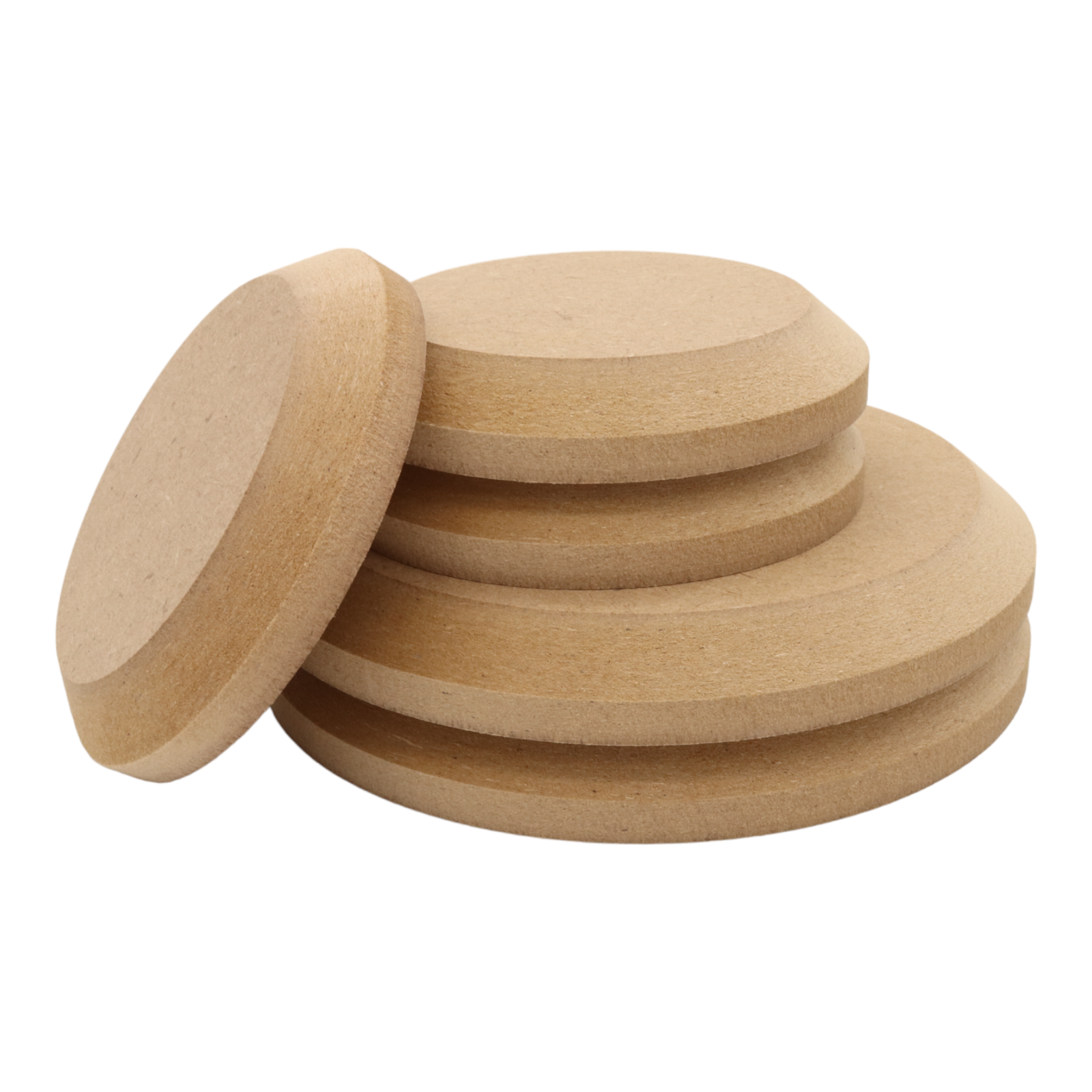 Circle Chamfer Edge 18mm MDF 100mm - 300mm Blanks Disk Wood Plaques ...