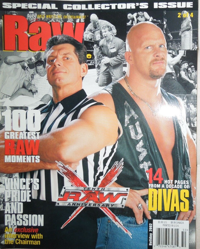 STEVE AUSTIN wwe raw VINCE MCMAHON 10 YRS divas KAT terri STACY sable ...