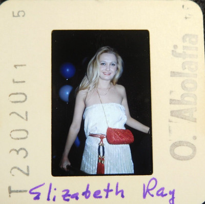 OA12-153 1980s Sexy Model Elizabeth Ray Orig Oscar Abolafia 35mm COLOR ...