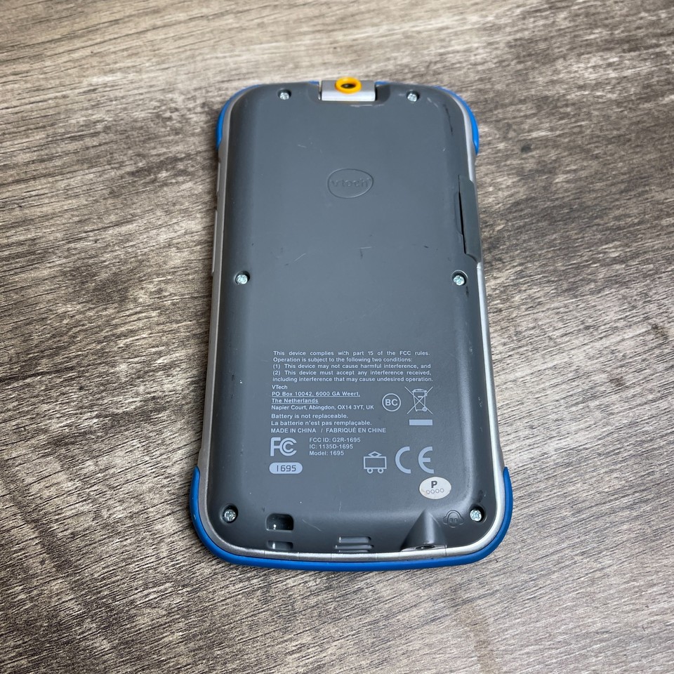 Vtech KidiBuzz 1695 Smart Device Toy Phone Black Touchscreen Handheld ...