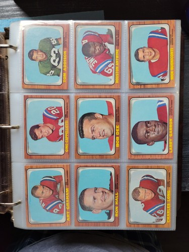1966 Topps Football Complete Set w/ #15 Funny Ring Checklist EX+ | eBay