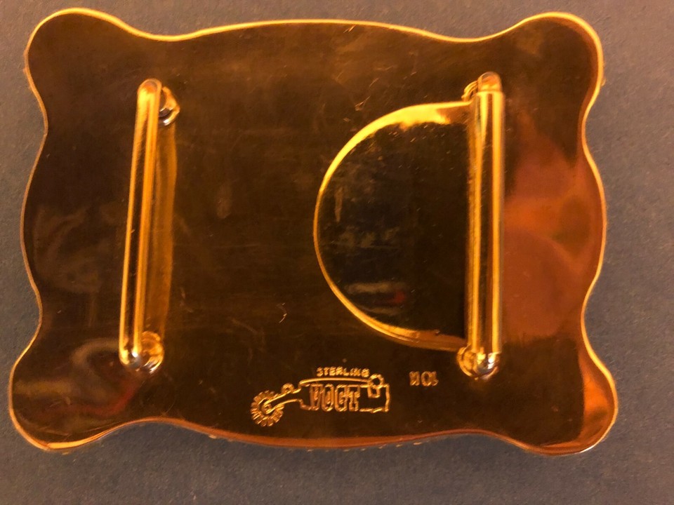 Belt Buckle One of a Kind Custom Hand Made Sterling Silver & Gold by ...