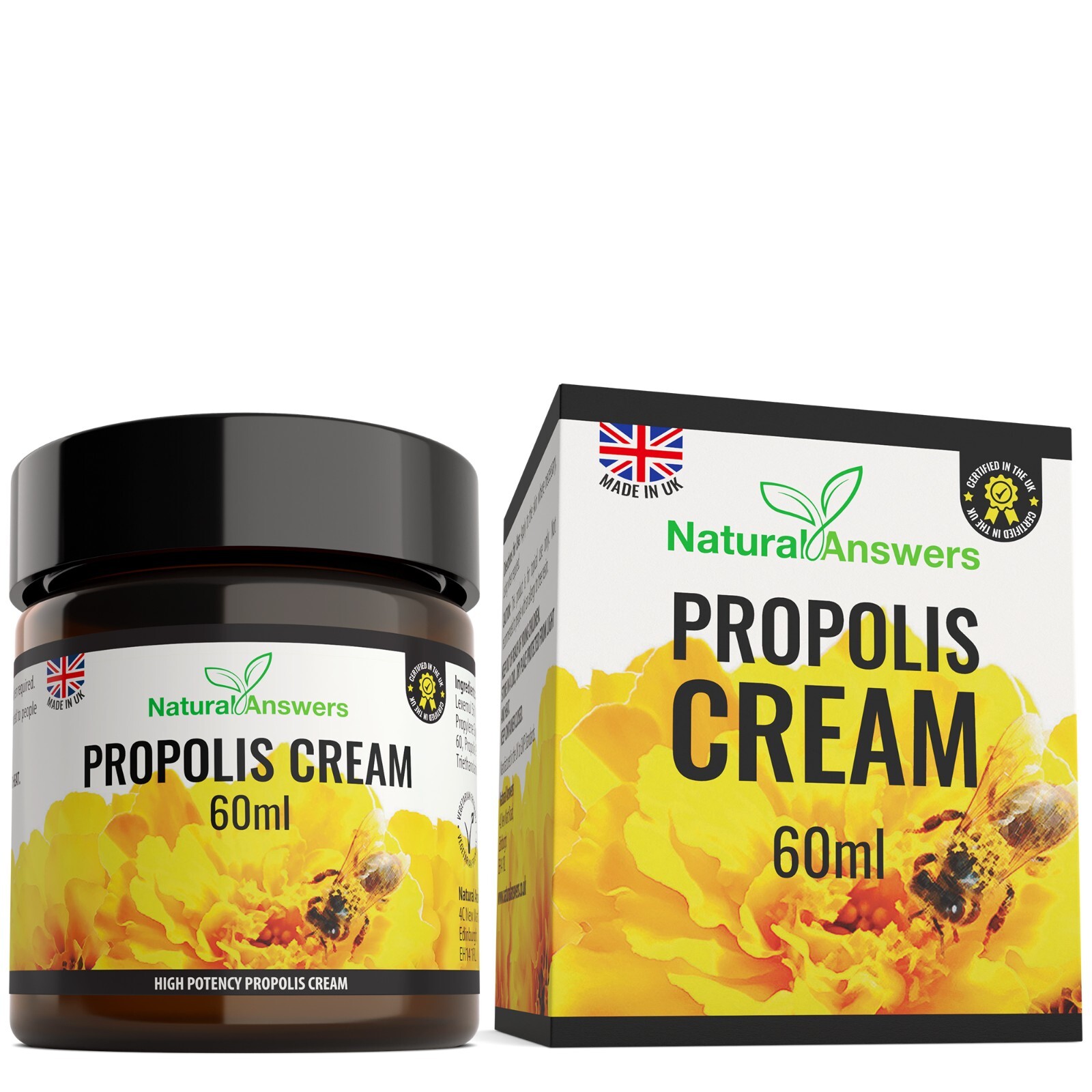 Bee Propolis Cream 60ml Moisturising Natural Ointment Remedy for Dry ...