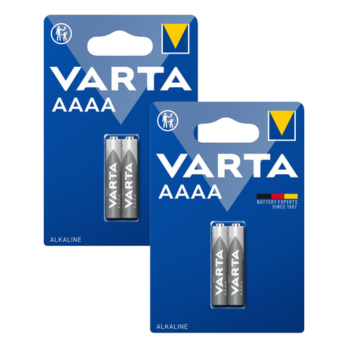 4 VARTA AAAA ALKALINE BATTERIES 4061 MINI 1.5V LR8D425 EXP 2025 SEPT ...