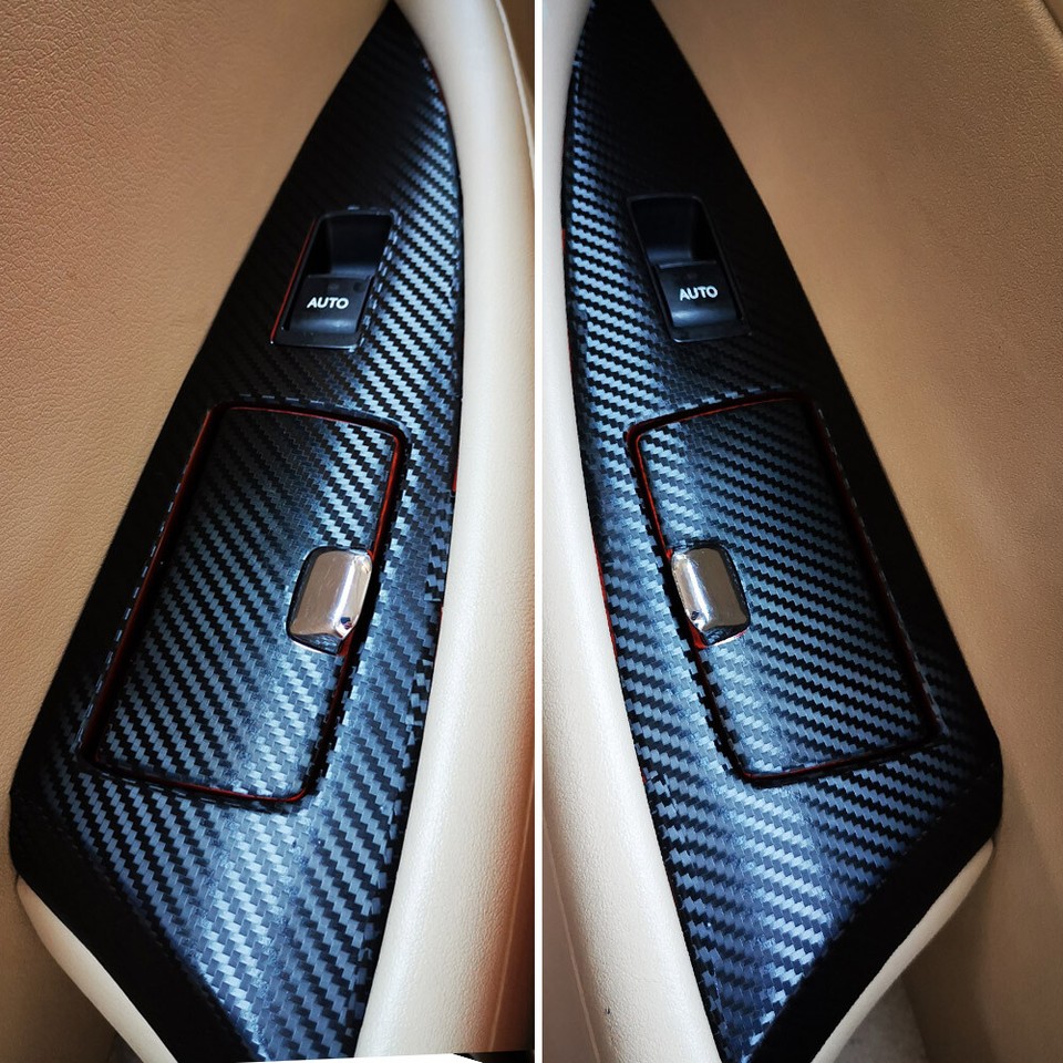 2006-2012 Lexus ES 3D Carbon Fiber Pattern Interior DIY Trim Decals ...