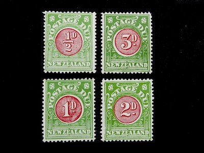 nystamps British New Zealand Stamp # J16-J19 Mint OG H D12y3682 | eBay ...