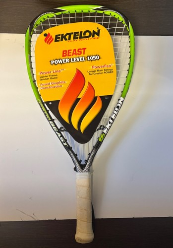 Ektelon Racquetball Racquet Power Fan Beast 1050 Power Level NEW WITH ...