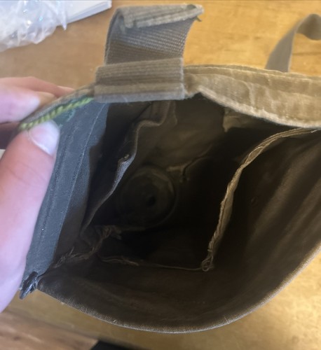 Vintage M24 Gas Mask Bag Only USGI Military Aircraft Chemical ...