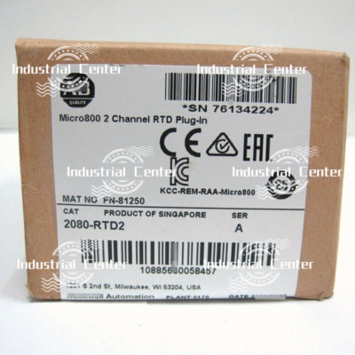 2080-RTD2 AB Micro800 2 Channel RTD Plug-In Spot Goods Brand New in Box ...